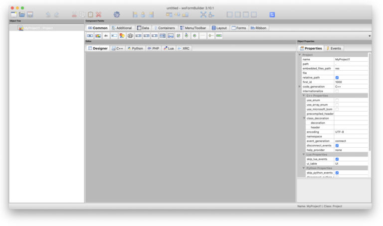 wxFormBuilderでwxPythonのGUIコード自動生成 | WATLAB import Python